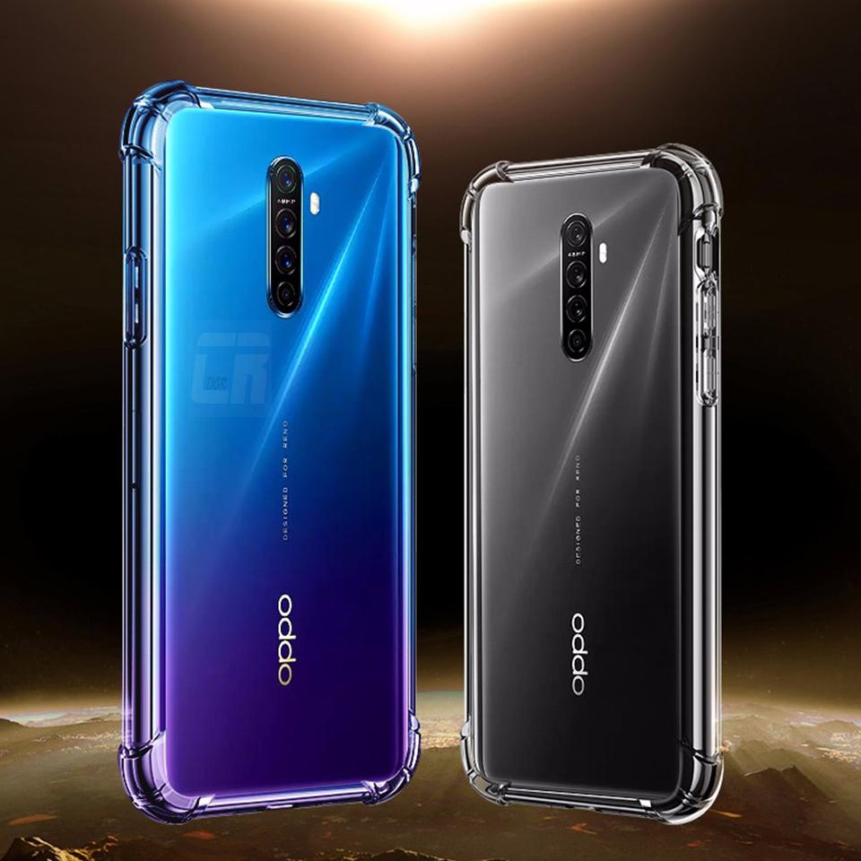 OPPO Reno için Şeffaf Kılıf 2Z A9 A5 2020 R17 R15 A72 Realme GT X7 6 X ...