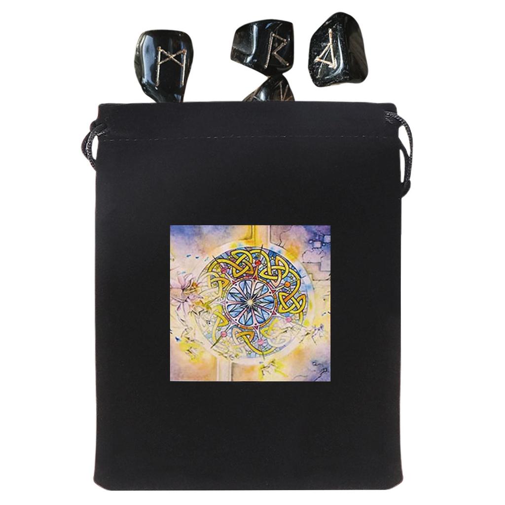Satın alın Velvet Tarot Bag|12x15cm/4.72x5.9inch Printed Tarot Card ...