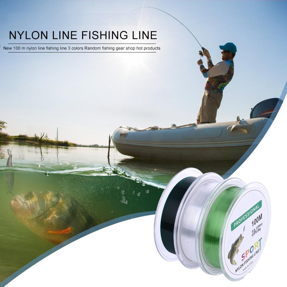 Buy 100m Nylon Fishing Line Super Strong Fishline Bass Carp Fishing ...