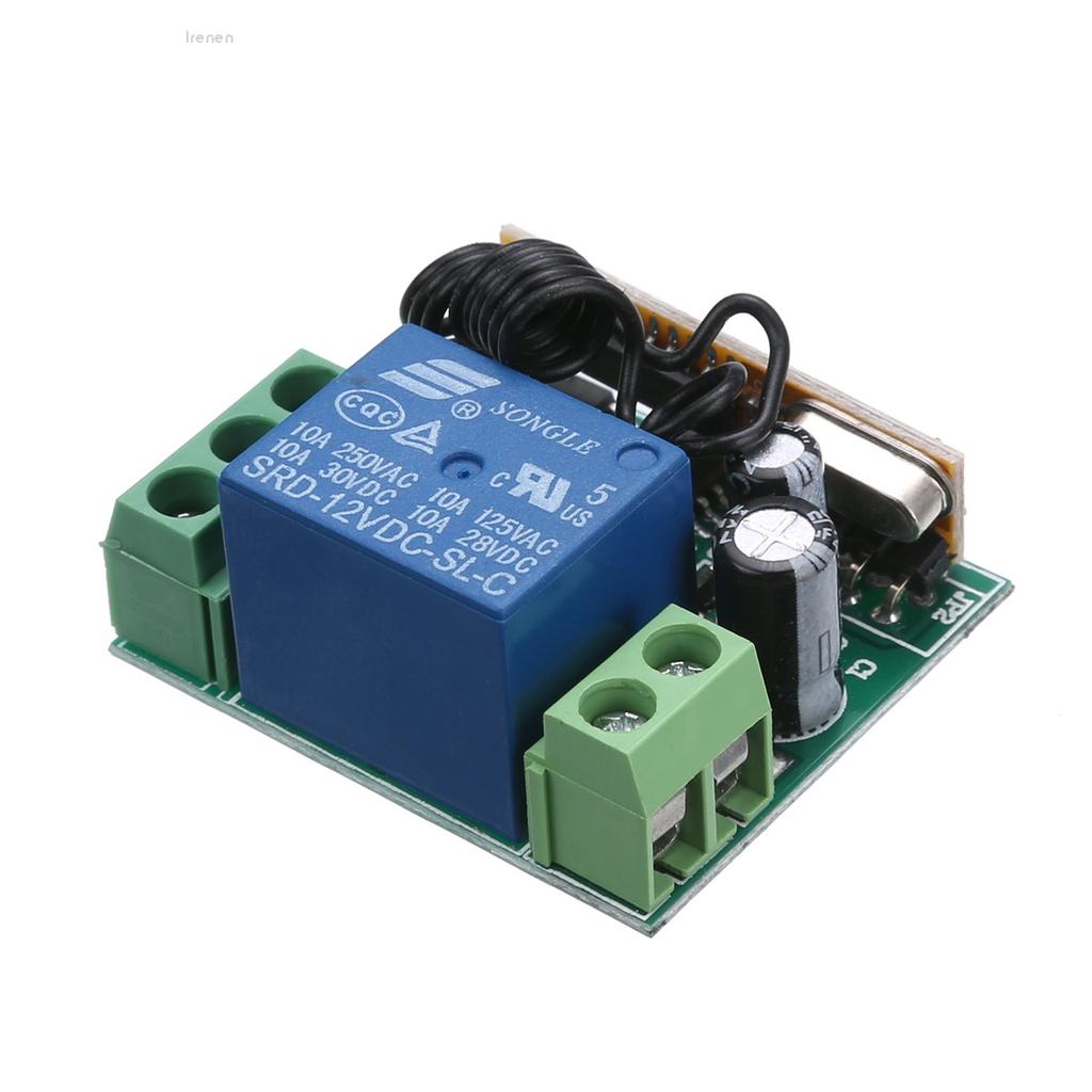 Buy Pdtoweb 12V 2CH 315MHZ Wireless Remote Control Radio Relay Switch ...