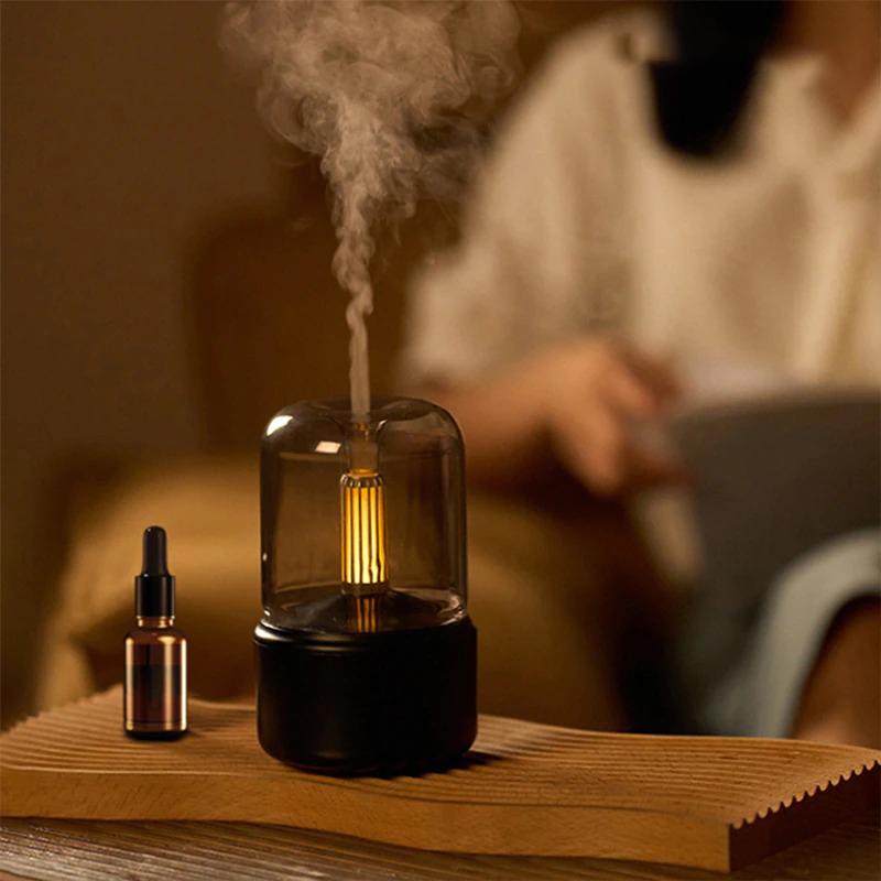Buy Candlelight Aroma Diffuser Portable 120Ml Air Humidfie Ultrasonic ...