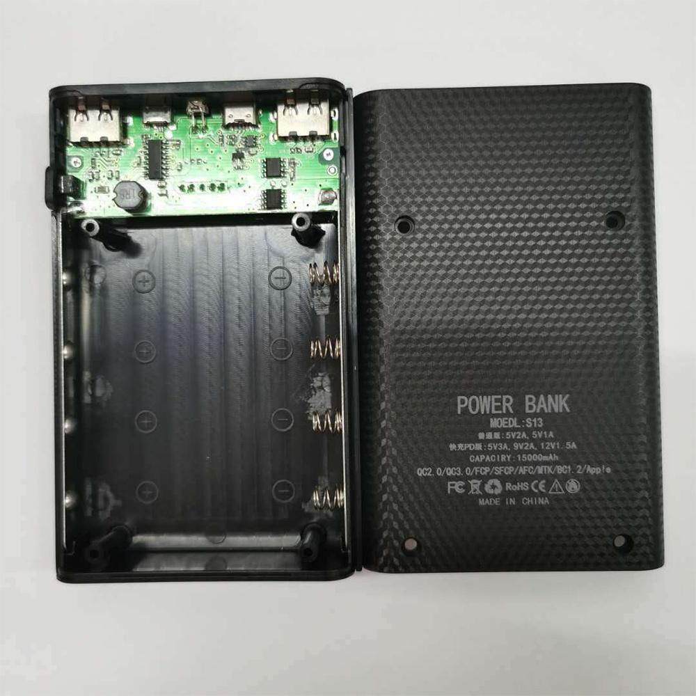 Buy 4 Sections of 18650 Battery Box Mobile Power Set Material Welding ...