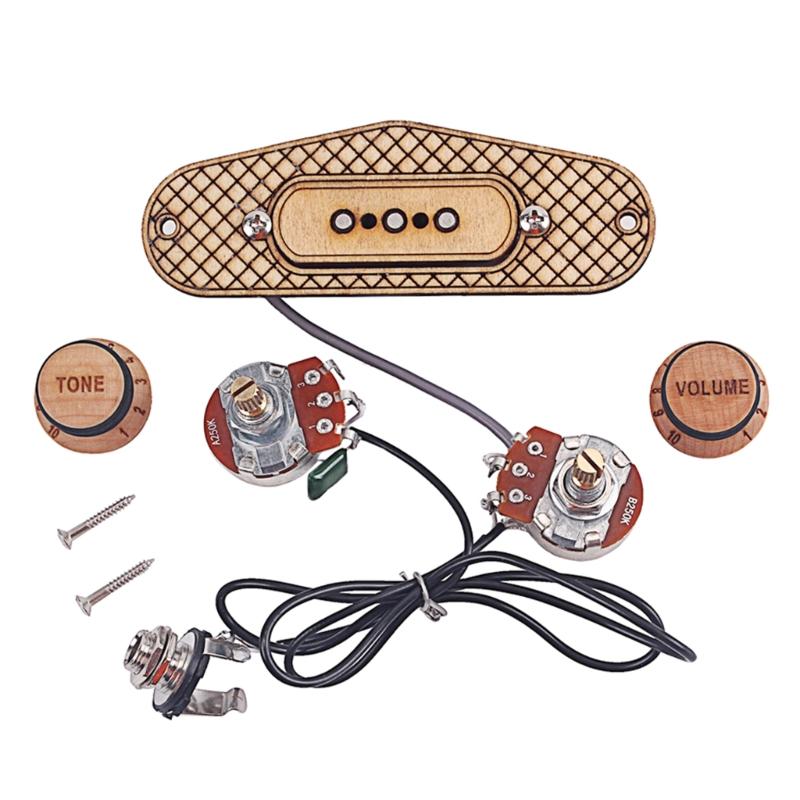 Buy 3-String Guitar Pickup Cigar Box Practical 3 Pole Guitar Humbucker ...
