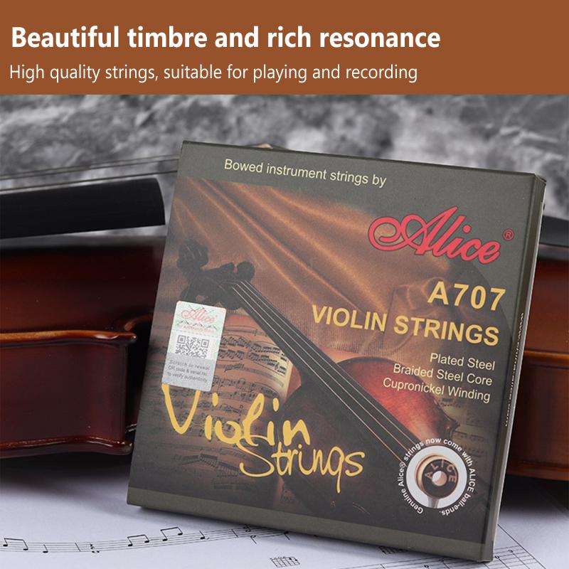 Kaufe A707 Alice Violin Strings Wire Steel Rope Core G String Set ...
