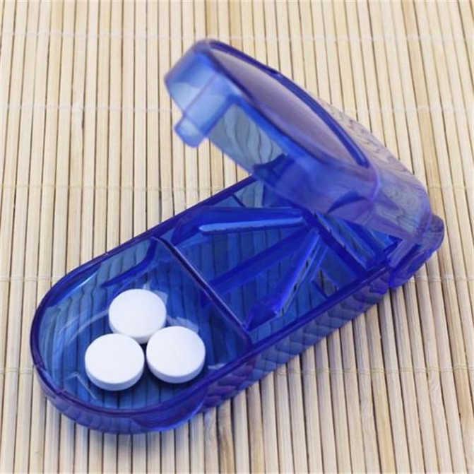 Folding Vitamin Medicine Drug Pill Box Case Organizer Tablet Container ...