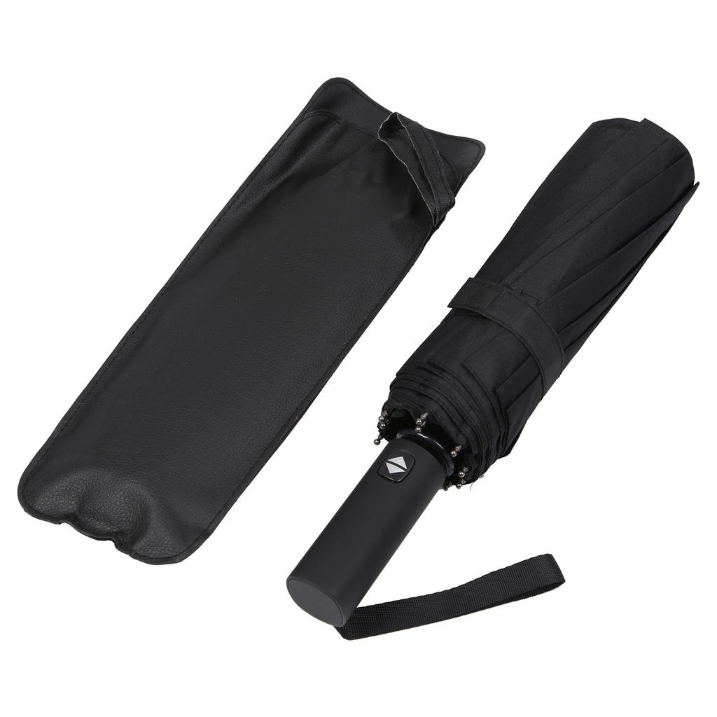 12 Ribs Windproof Travel Umbrella With PTFE Canopy, Lengthened Handle ...