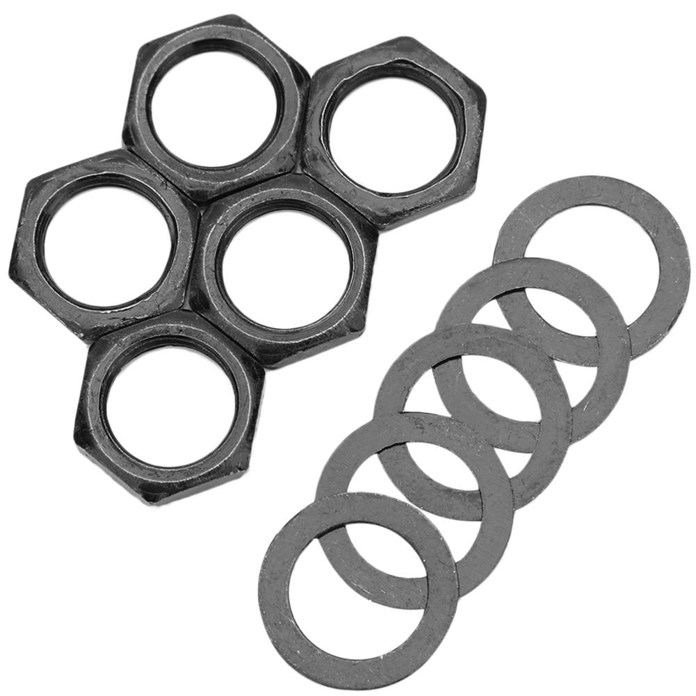 Buy 3/8 inch Guitar Bass Socket Nut Gasket Jack Connector Washer Nuts ...