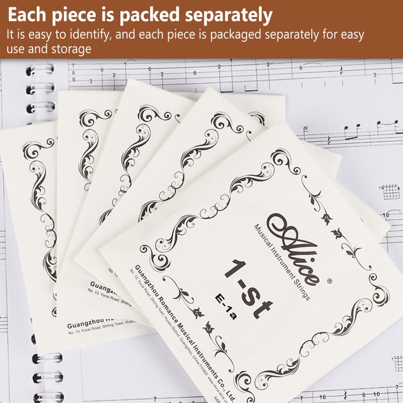 Kaufe A707 Alice Violin Strings Wire Steel Rope Core G String Set ...