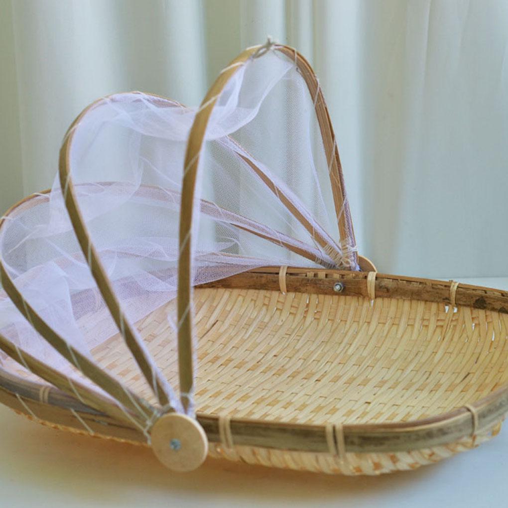 Buy Anti-Insect Dustproof Basket Fruit Tray Mesh Drying Dustpan ...