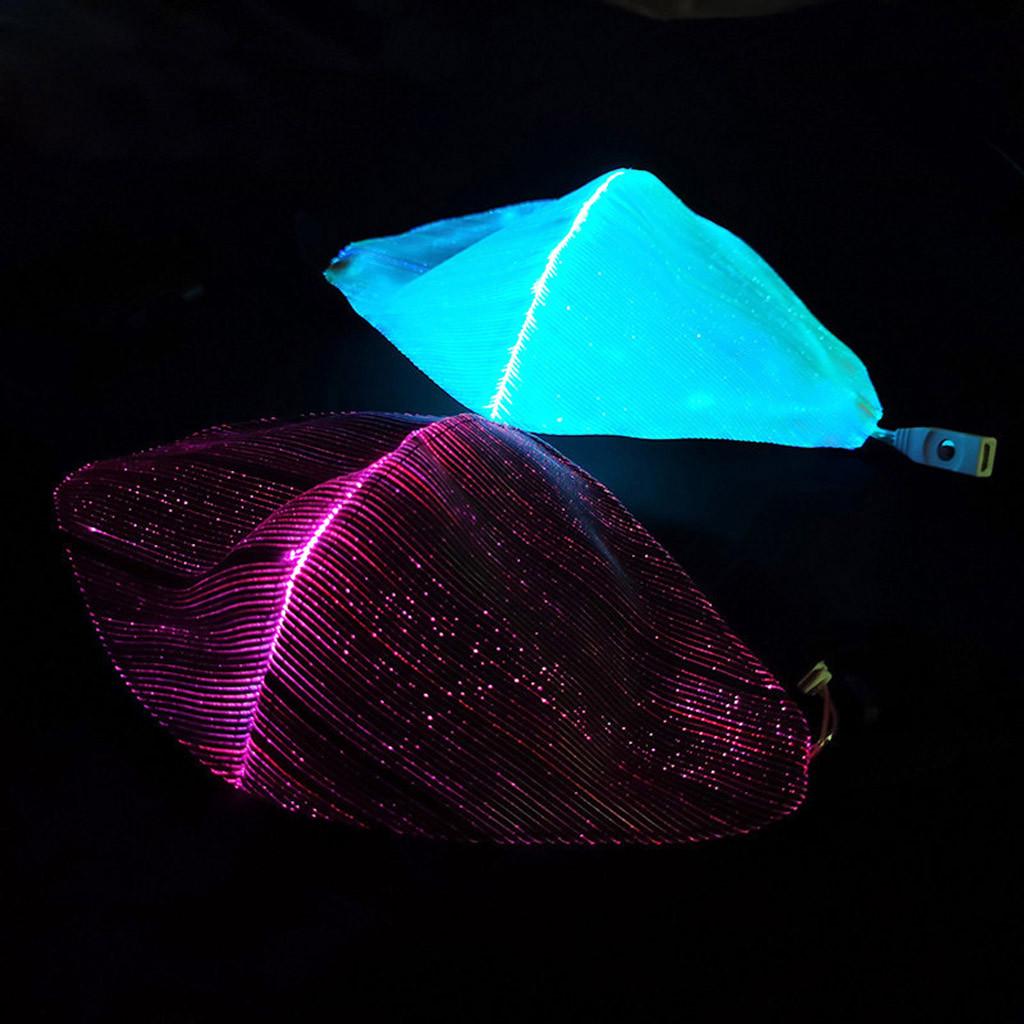 Sandy LED Flashing Mask 7 Colors Luminous Light for Men Women Rave Mask ...
