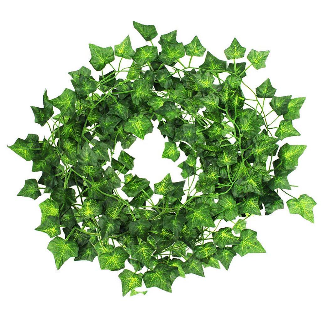7.2 FT 15 Strands Artificial Fake Ivy Leaf Greenery Garland Plants Vine ...