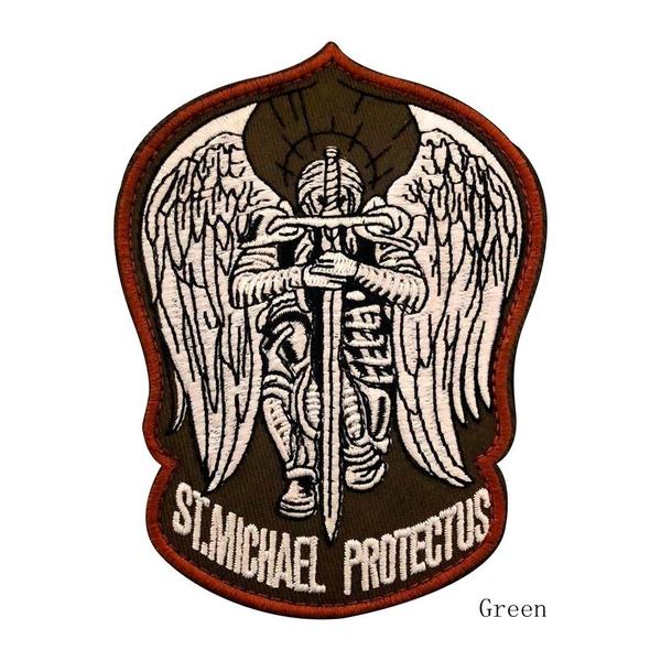 Buy 5 Colors St. Saint Michael Protect Us Embroidered Patch Tactical ...