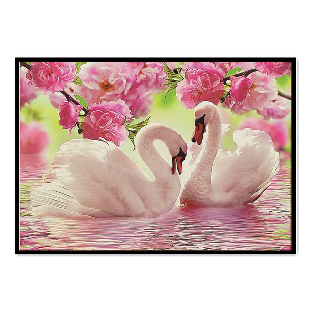 DIY 5D Diamond Goose Painting Craft Kit Home Decor Cross Stitch uygun ...