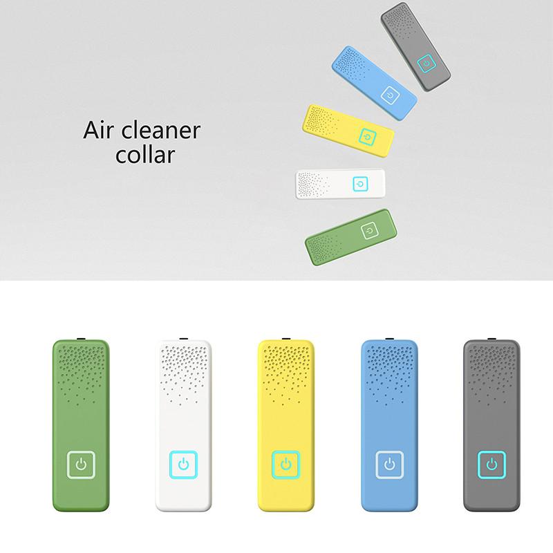Buy Hanging Neck Lapel Air Purifier Portable Negative Ion Carry-on Clip ...