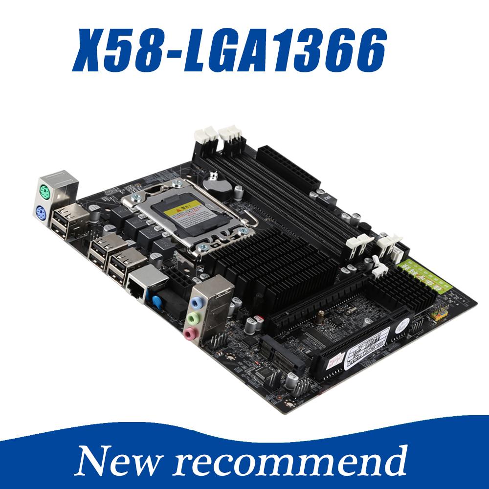 Buy Desktop LGA 1600/1333 X58 Motherboard 4xDDR3 PC Computer Mainboard ...