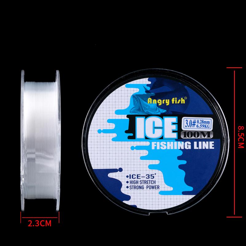 100M Ice Fishing Line Monofilament Super Strong Nylon Line for Winter ...