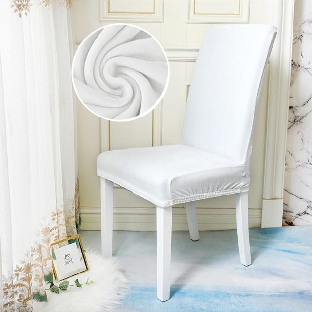 Buy 1/2/4/6 Pieces Velvet Shiny Fabric Cheap Chair Covers Universal ...