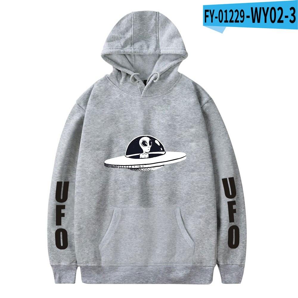 Satın alın UFO Print Hooded Sweatshirt Women Men Clothes Casual Hoodie ...