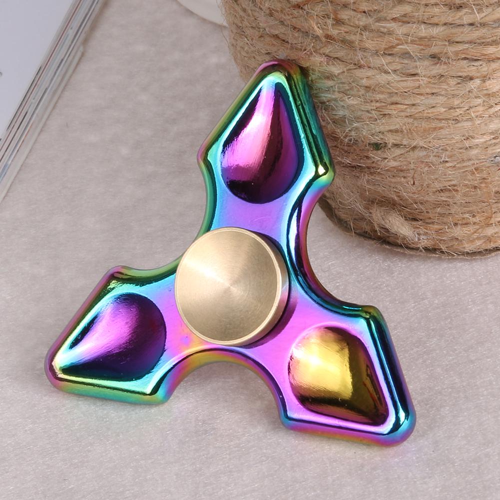Buy Alloy Three Leaves Finger Spinner Fidget Spinner Hand Toys at ...