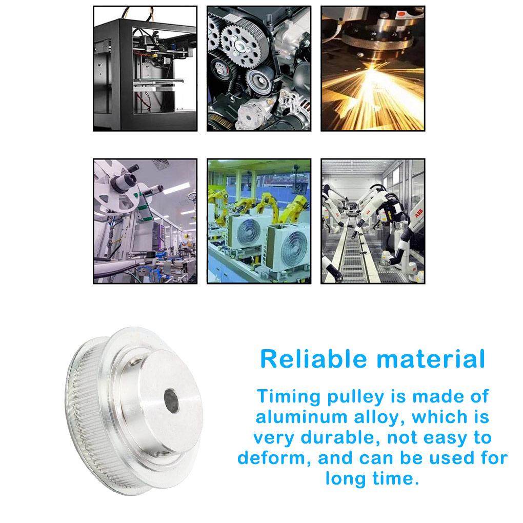 Satın alın 60 Timing Belt Pulley Width 11mm Aluminum Alloy Synchronous ...