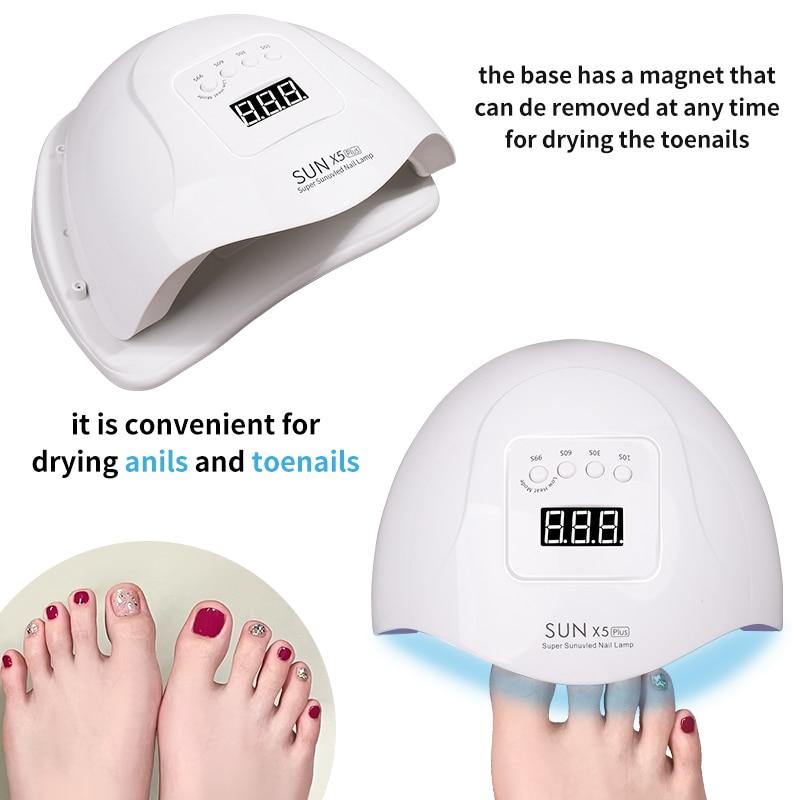 Buy Led Lamp for Nails Uv Nail Drying Light for Gel Nail Manicure ...