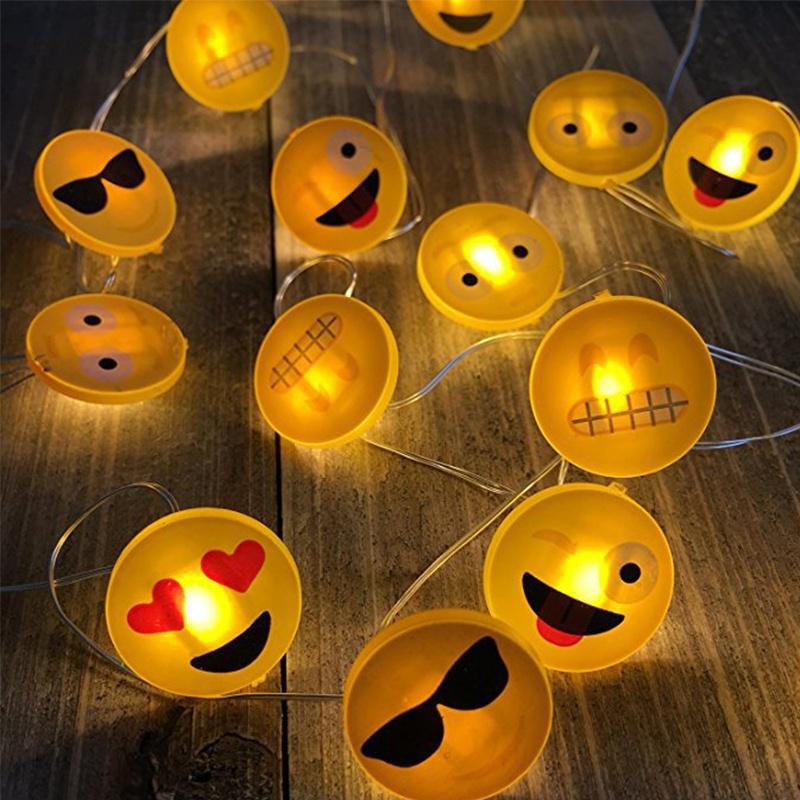 Buy Chat Emoticon Package Copper Wire Lamp LED Light String Firefly ...