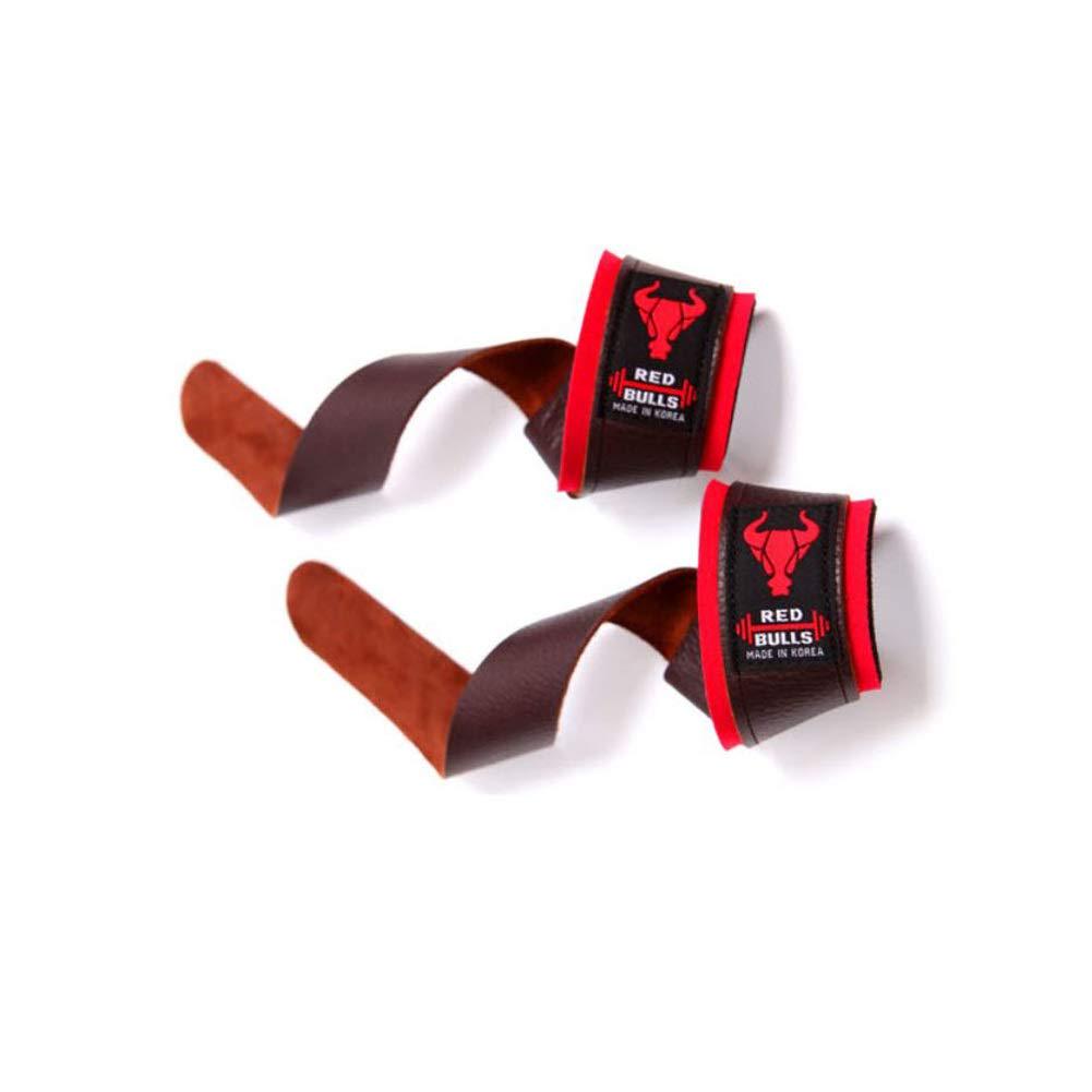 Buy Redbulls Leather Weight Lifting Strap for Gym Fitness Exercise ...