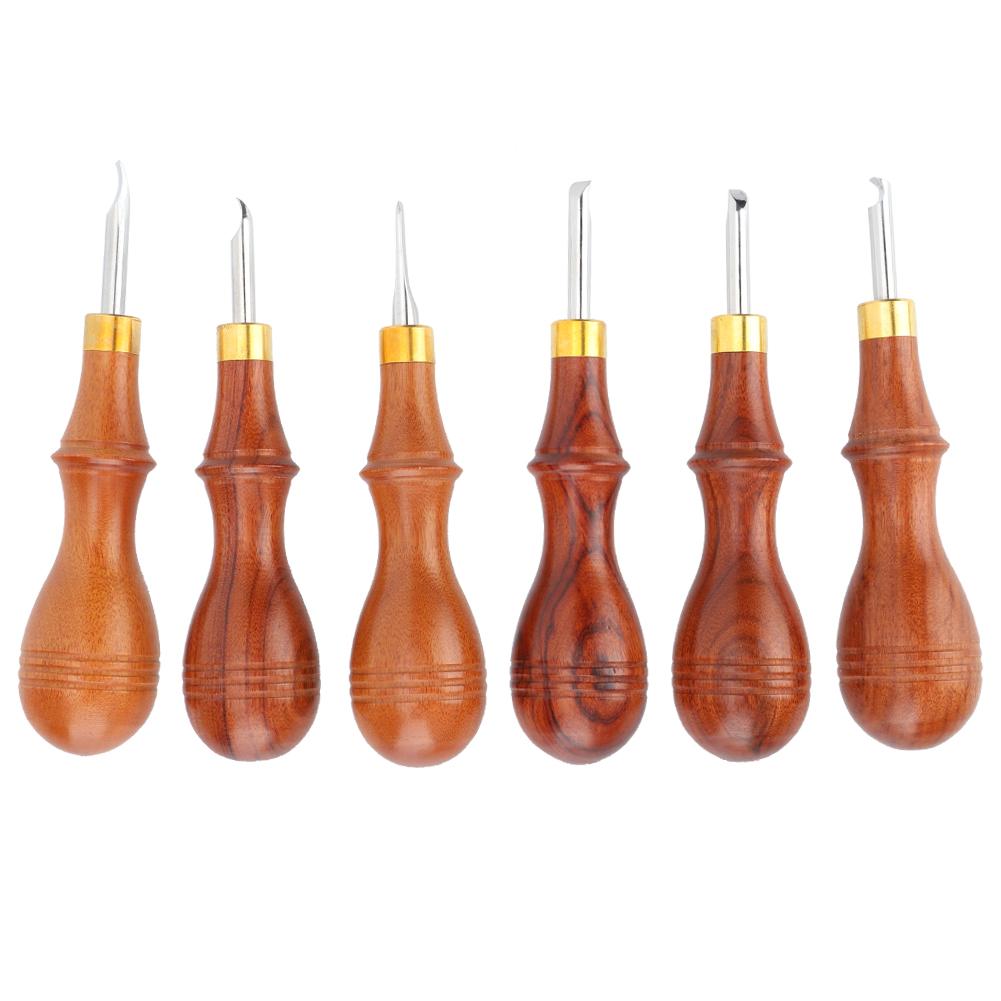 Cheap 6pcs Wooden Handle Stainless Steel Watch Pry Watch Repair Tool ...