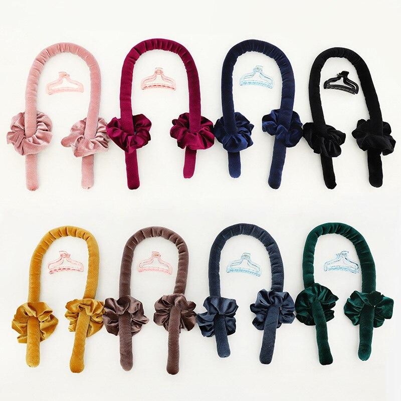 Buy Velvet Heatless Curls Hair Accessories Beauty Curler Curling Iron ...