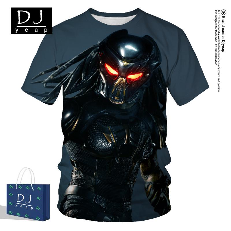 Buy Top 3D Print Movie the Predator Men's Alien Killer Men's T-shirt ...