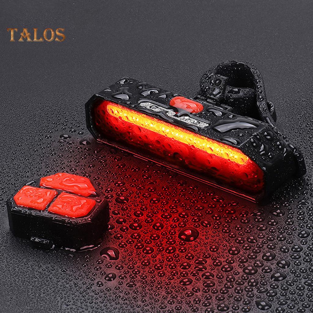 Buy TE USB Rechargeable Wireless Remote Control Bike Tail Light Bicycle ...