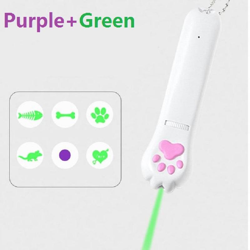 Buy Interactive Pet Cat Laser Toy LED infrared USB Rechargeable 5 ...