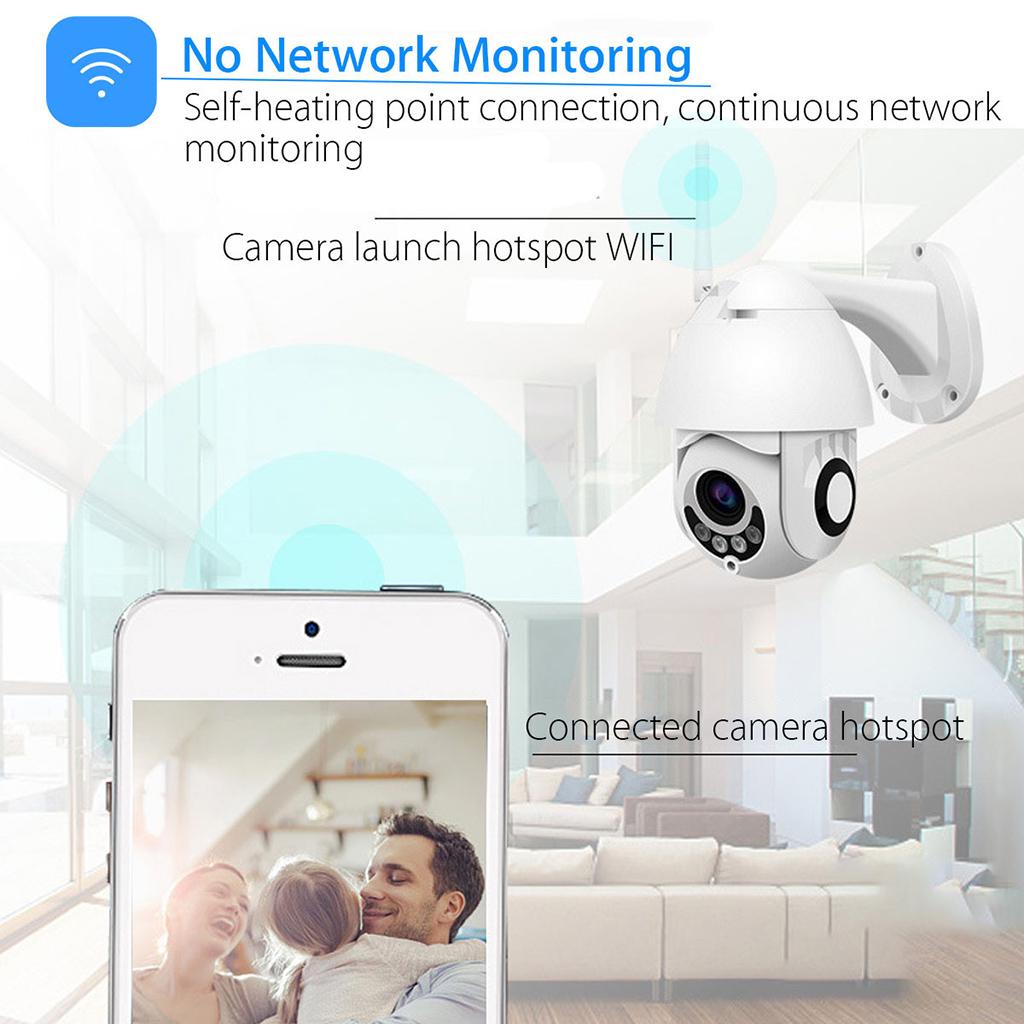 Buy Camera Onvif WiFi 2MP 1080P Wireless Speed Dome CCTV IR at ...