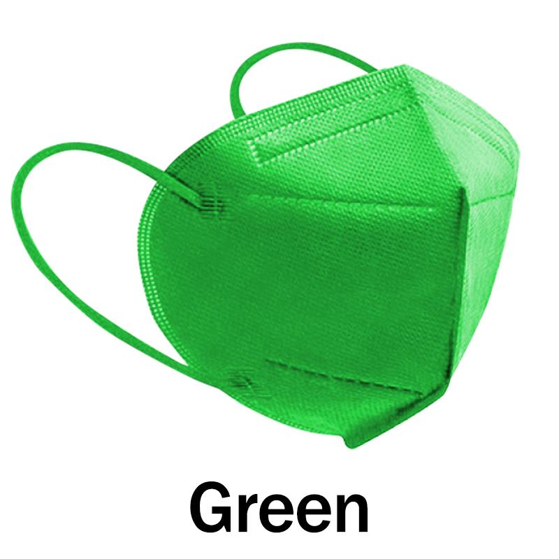 Buy Protective Mask Face Mask 5-layer Mouth Masks 12 Color for Adult ...