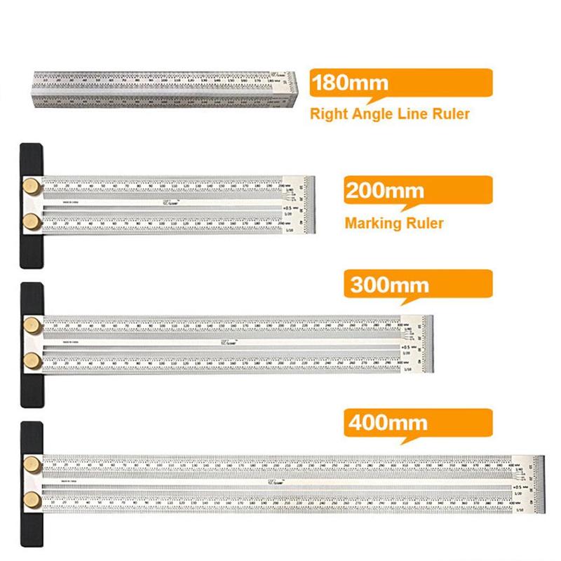 Buy Ultra Precision Marking Ruler T Type Square Wood Working Measuring ...
