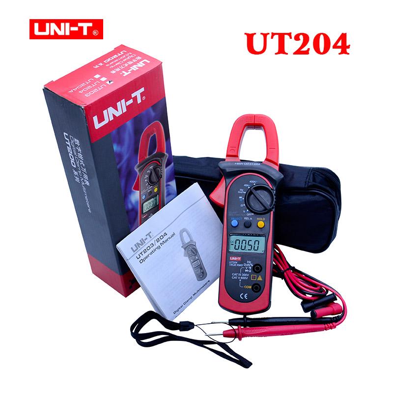 Buy UNI-T UT203 UT204 UT204A Digital Handheld Clamp Multimeter Tester ...
