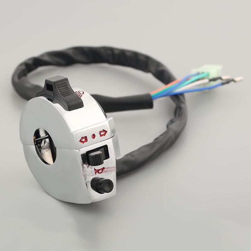 Buy Motorcycle Dirt Bike Bar Handlebar Control Light Signal Blinker ...