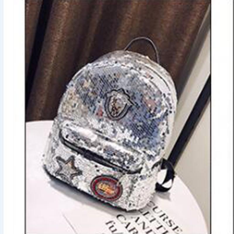 Buy Magic Reversible Sequins Backpacks for Girls Patches Shine Travel ...