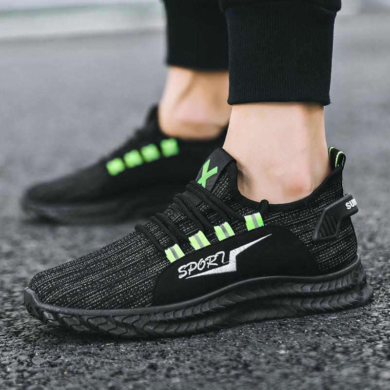 Cheap Men's New Trendy Comfortable And Breathable Platform Running ...