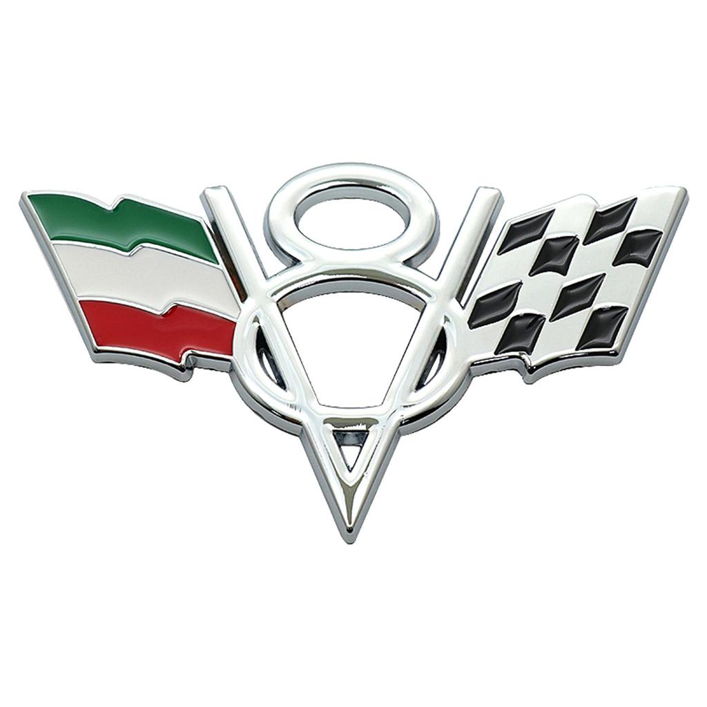 Cheap 3D Metal V8 Engine Displacement Logo American Racing Decoration ...
