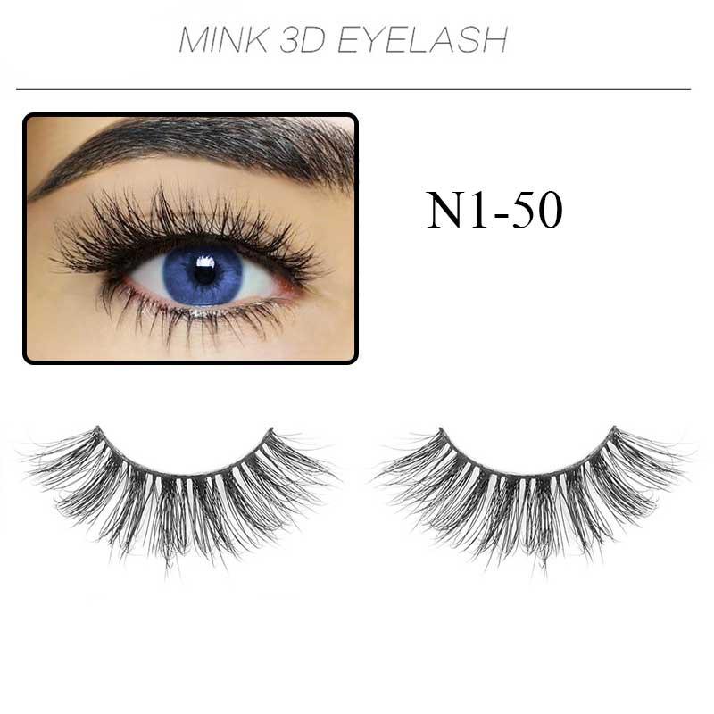 Buy 9 Styles 3D Mink False Eyelashes Mink Fur Long Thick Handmade ...