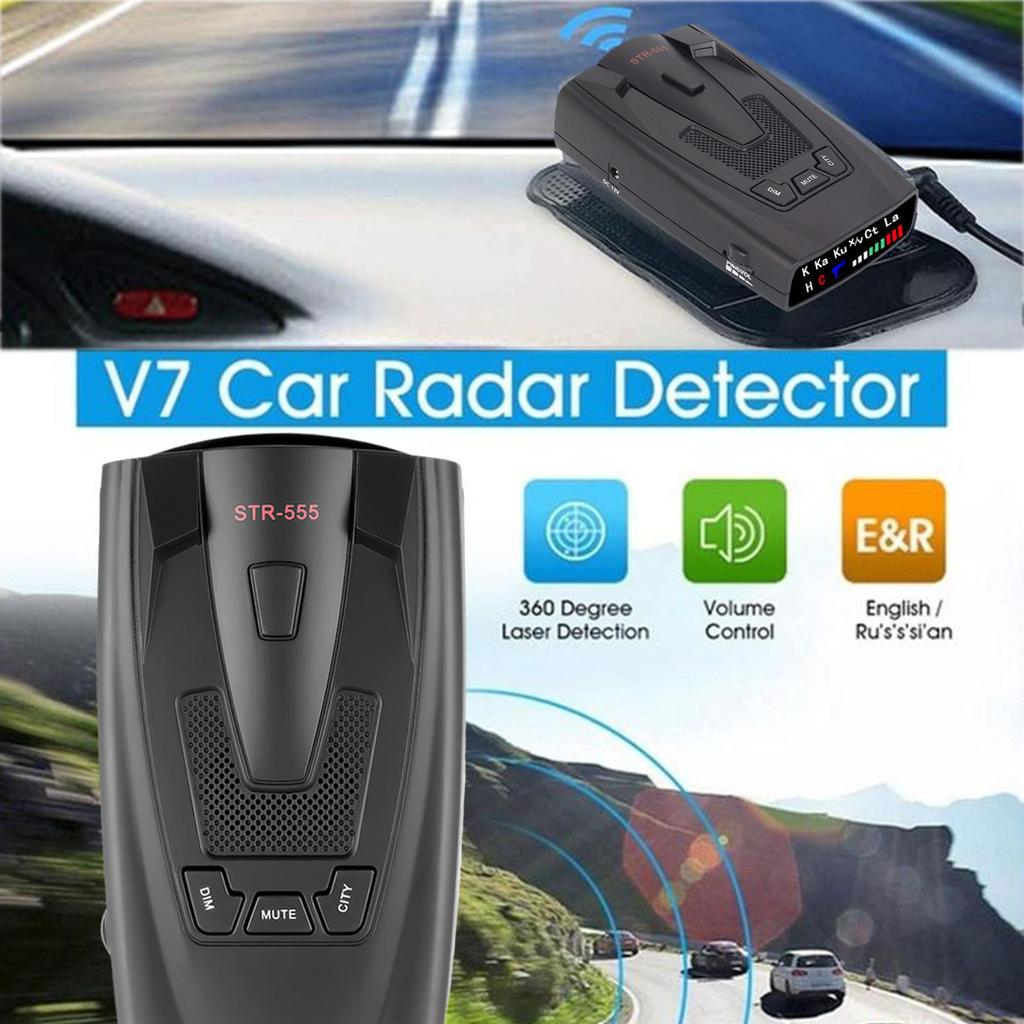 Buy Car Radar Multi-Language Full Frequency Speed Warning Light Alarm ...