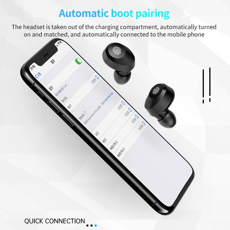 Buy M5 Tws Wireless Headphones 3500mAh Handsfree Bluetooth Headset ...