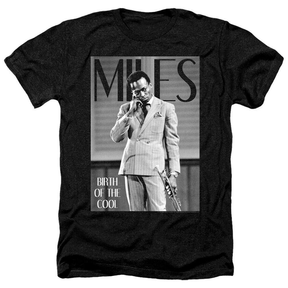 Cheap Miles Davis Simply Cool Heather Adult Men 'S T -Shirt Clothing ...