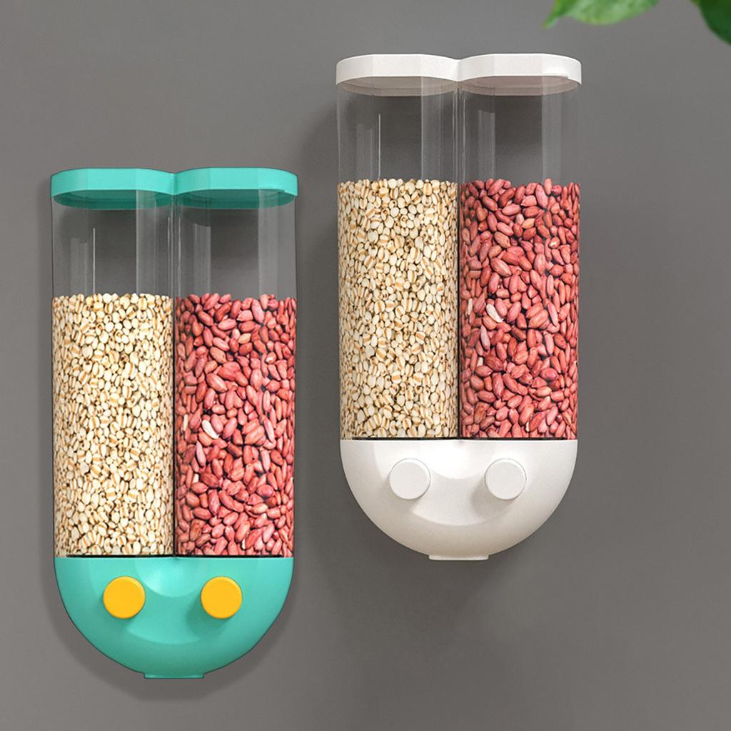 Buy Wall-mounted Grain Storage Box Compartmentalized Storage Grain ...