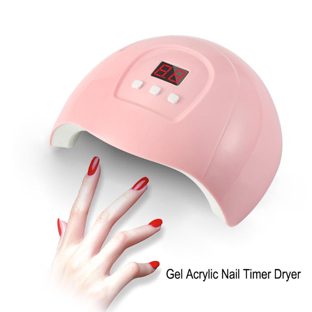 Buy 54W Professional LED UV Nail Polish Gel Lamp For Manicure 3 Timers ...