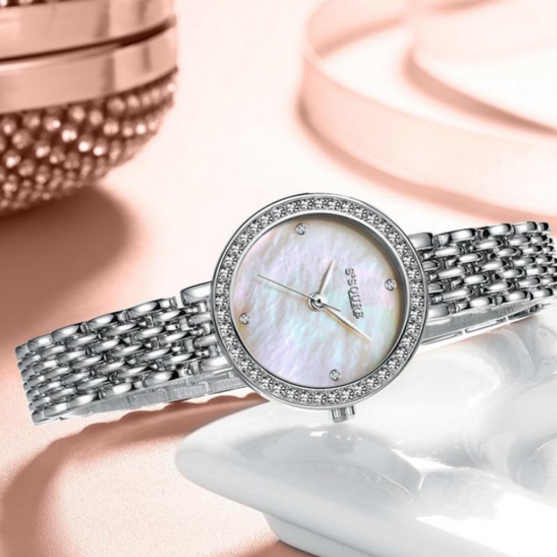 IK Women's Watches Quartz Alloy Case Wristwatches Women Montre Uhr with ...