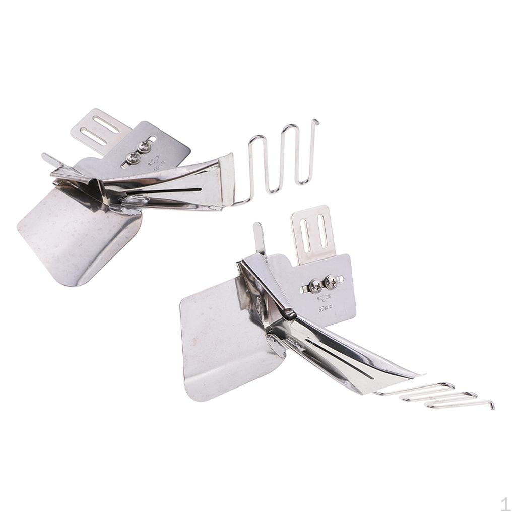 Buy 2Pcs Double Cylinder Fold Edge Binder Attachment Folder Tape Binder ...