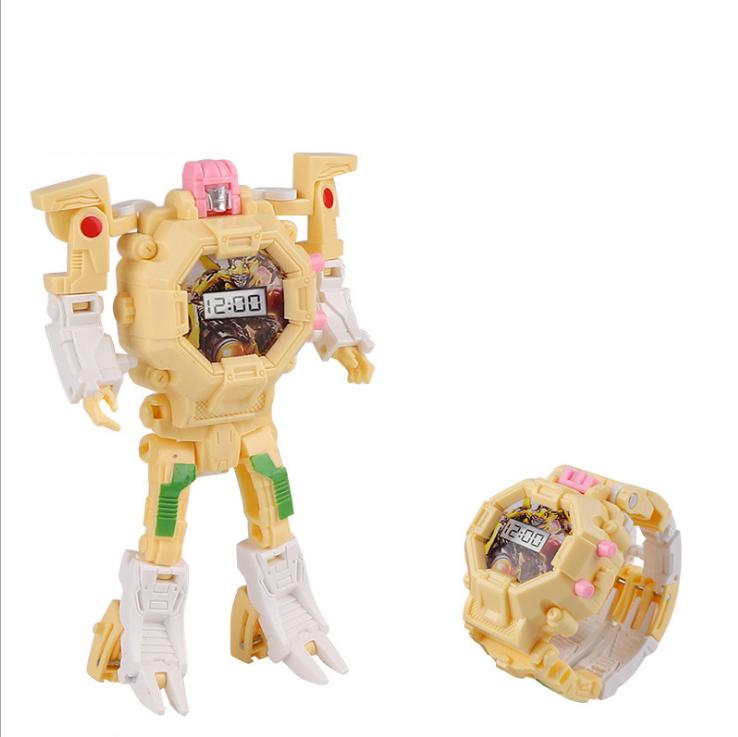 Buy Robot Watch Toys Deformed Watch Toy Deformation Robot Toys Kids ...