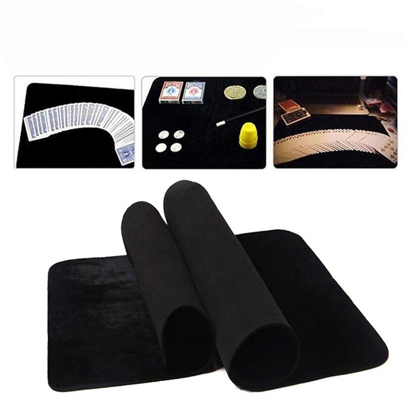 Buy Magic Trick Mats For Board Game Playing Card Mat Stage Props Black ...